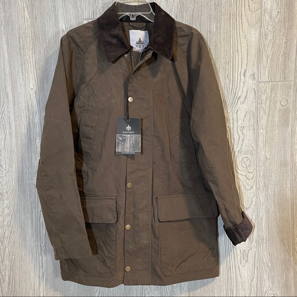 RAINFOREST | Jackets & Coats | Rainforest Mens Lux Coated Cotton Barn ...
